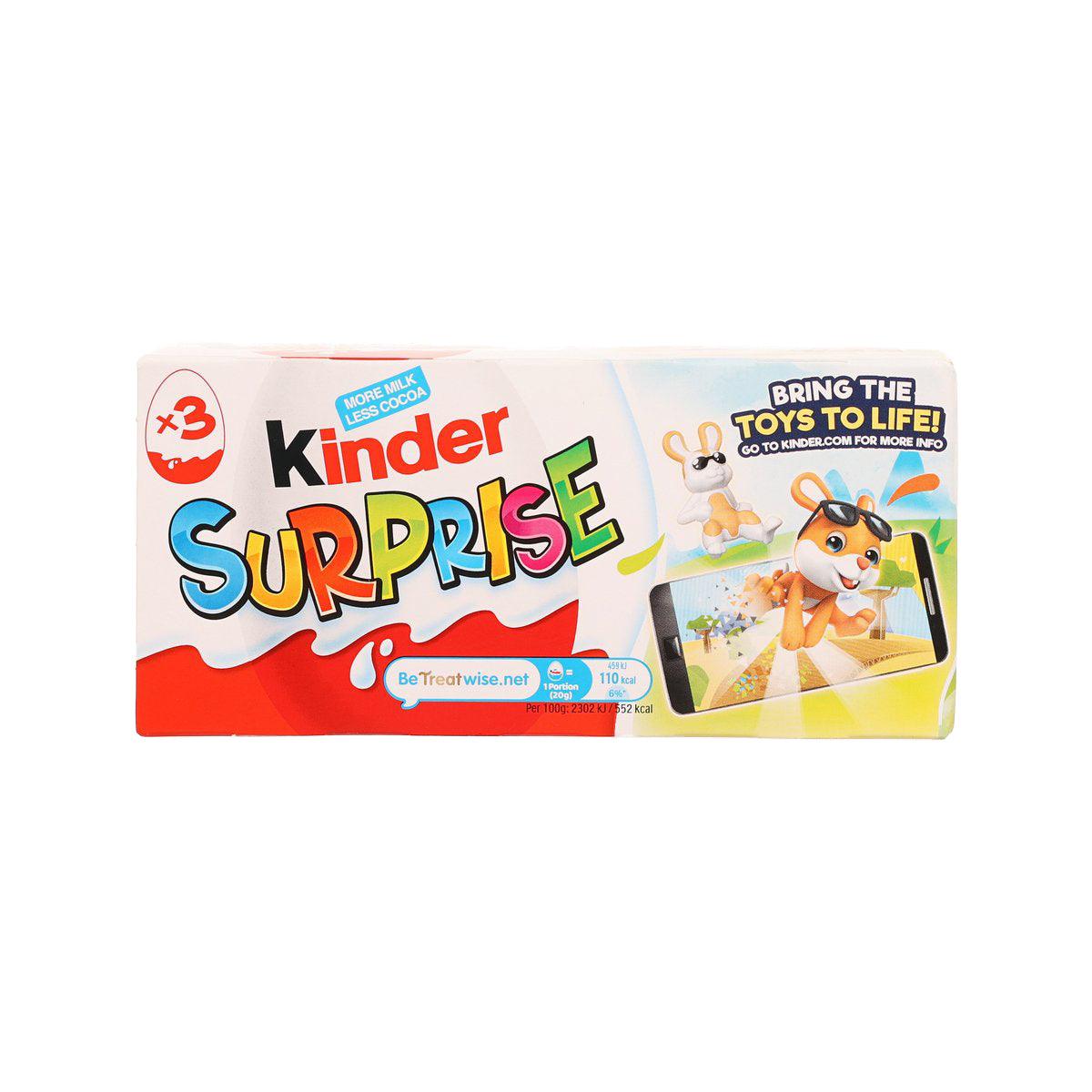 KINDER Surprise Milk Chocolate Easter Egg (3 x 20g) – city'super E-Shop