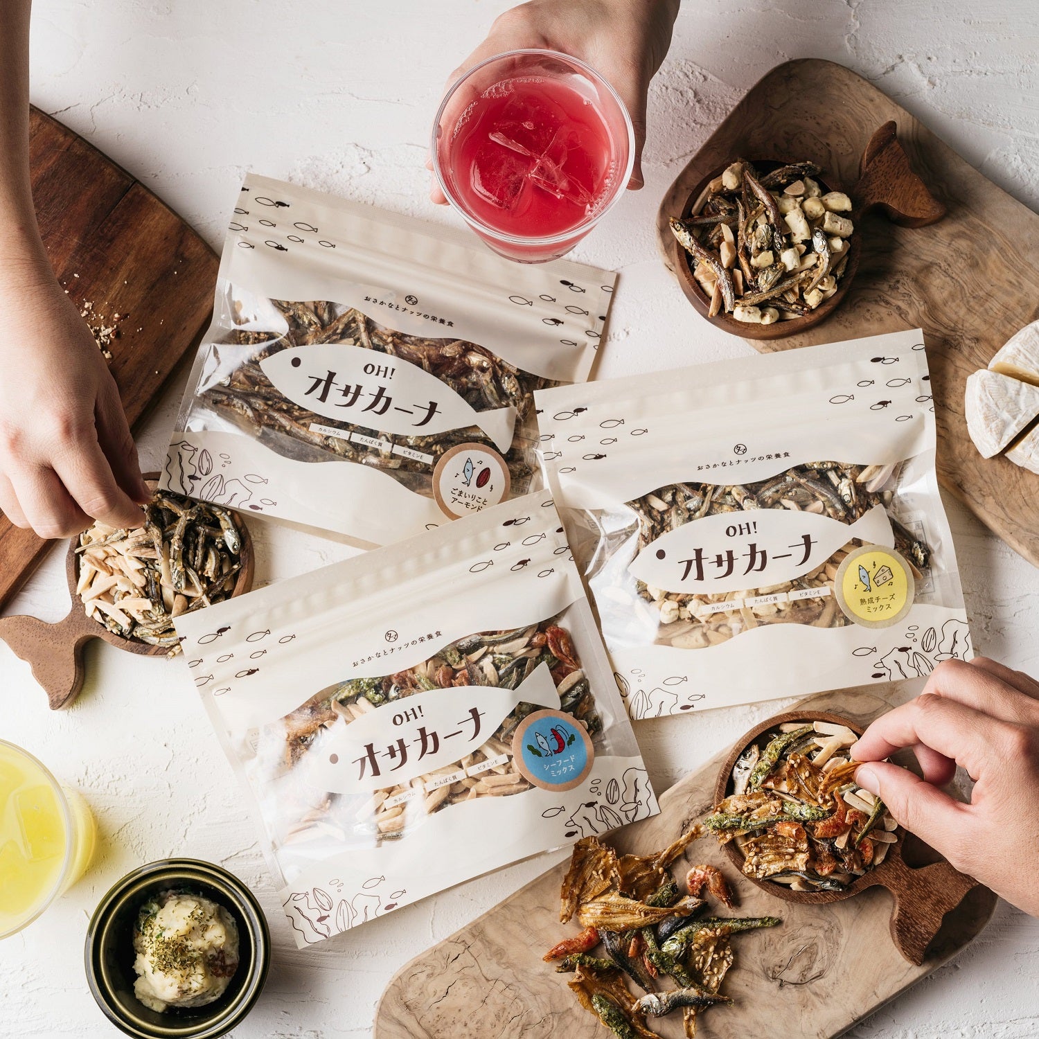 KYUNAN Oh! Sakana小食 - 海鮮及杏仁 (100g) – city'super E-Shop