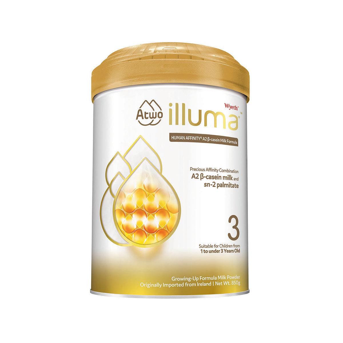 WYETH Illuma Atwo Growing-Up Formula Milk Powder - Stage 3 (850g) – city'super E-Shop