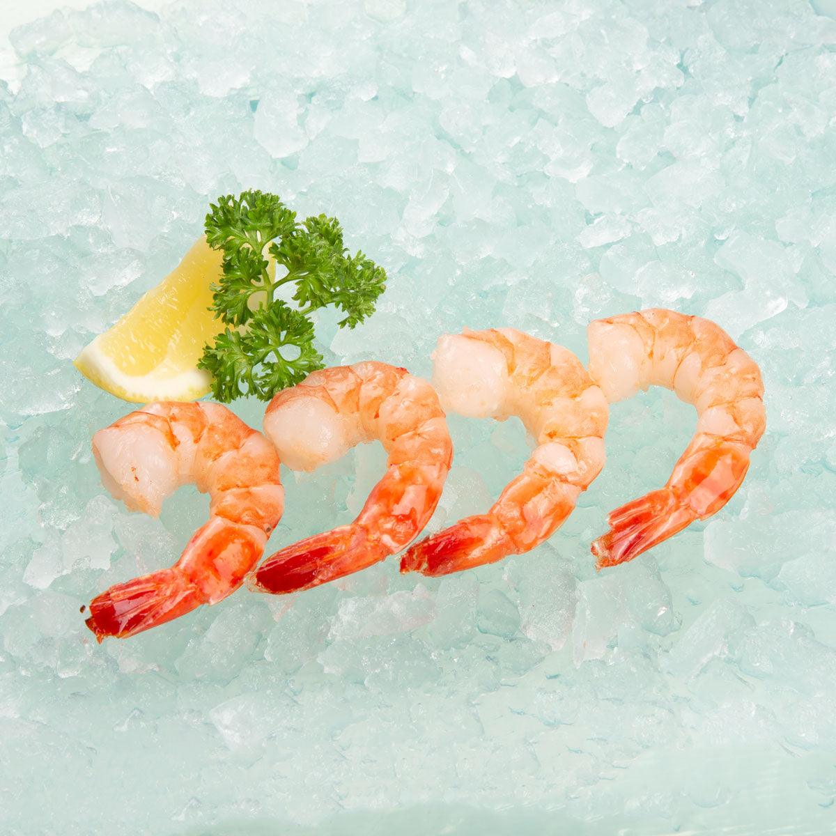 SELVA SHRIMP Vietnamese Frozen Cooked Black Tiger Prawn 26/30 (Tail On ...
