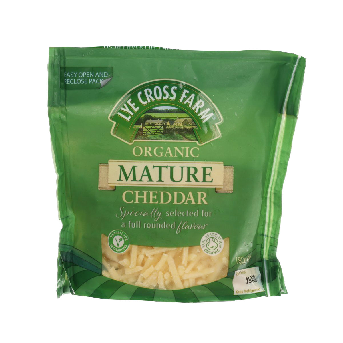 LYE CROSS FARM Organic Grated Mature Cheddar Cheese (180g) – city'super ...