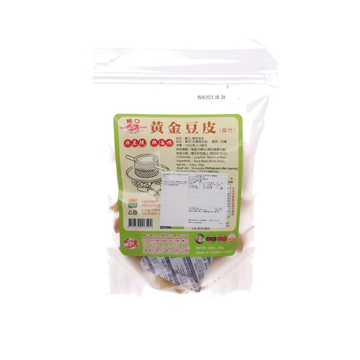 LONG KOW Bean Curd Sheet (100g) – city'super E-Shop