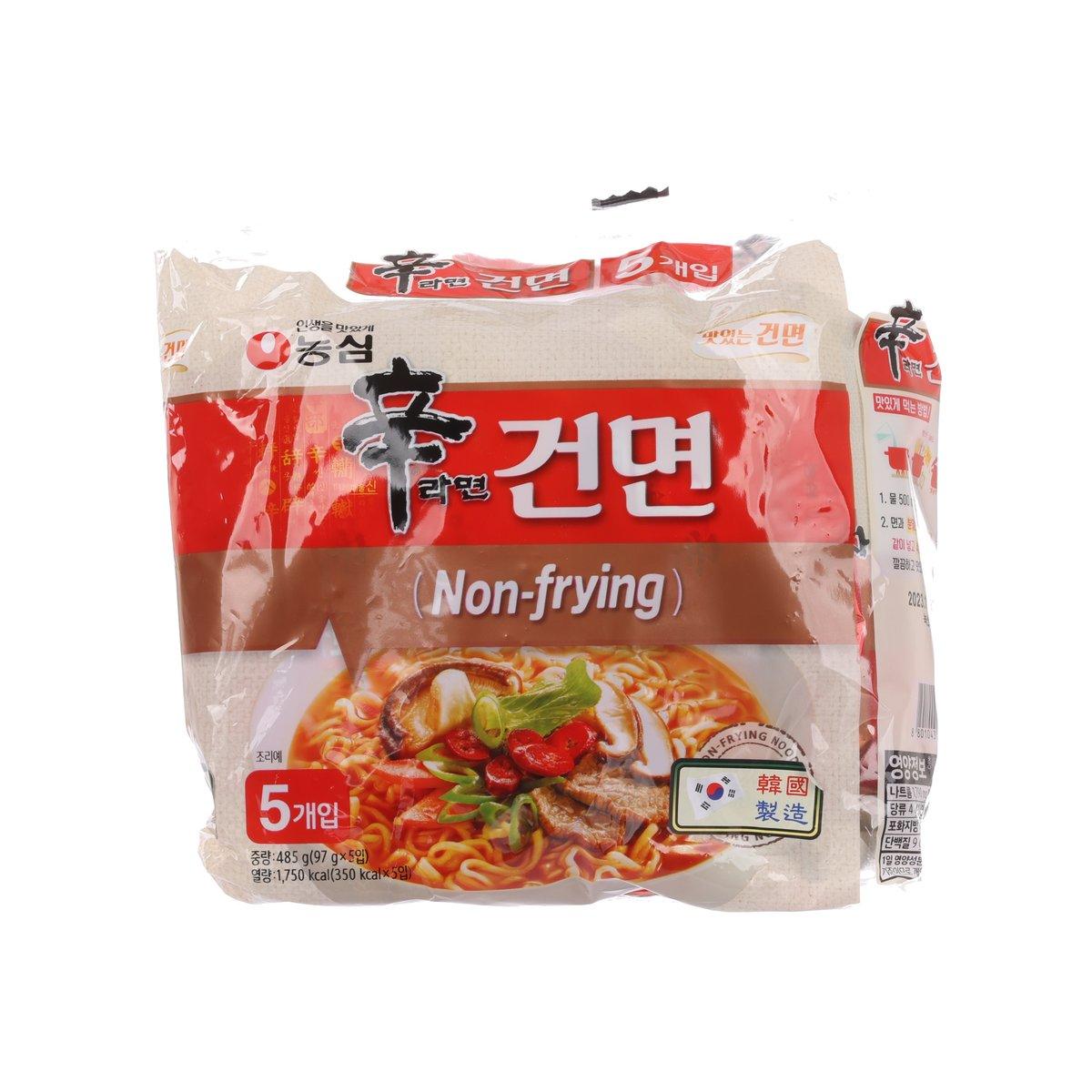 NONG SHIM Non-frying Shin Noodle (5 x 97g) – city'super E-Shop