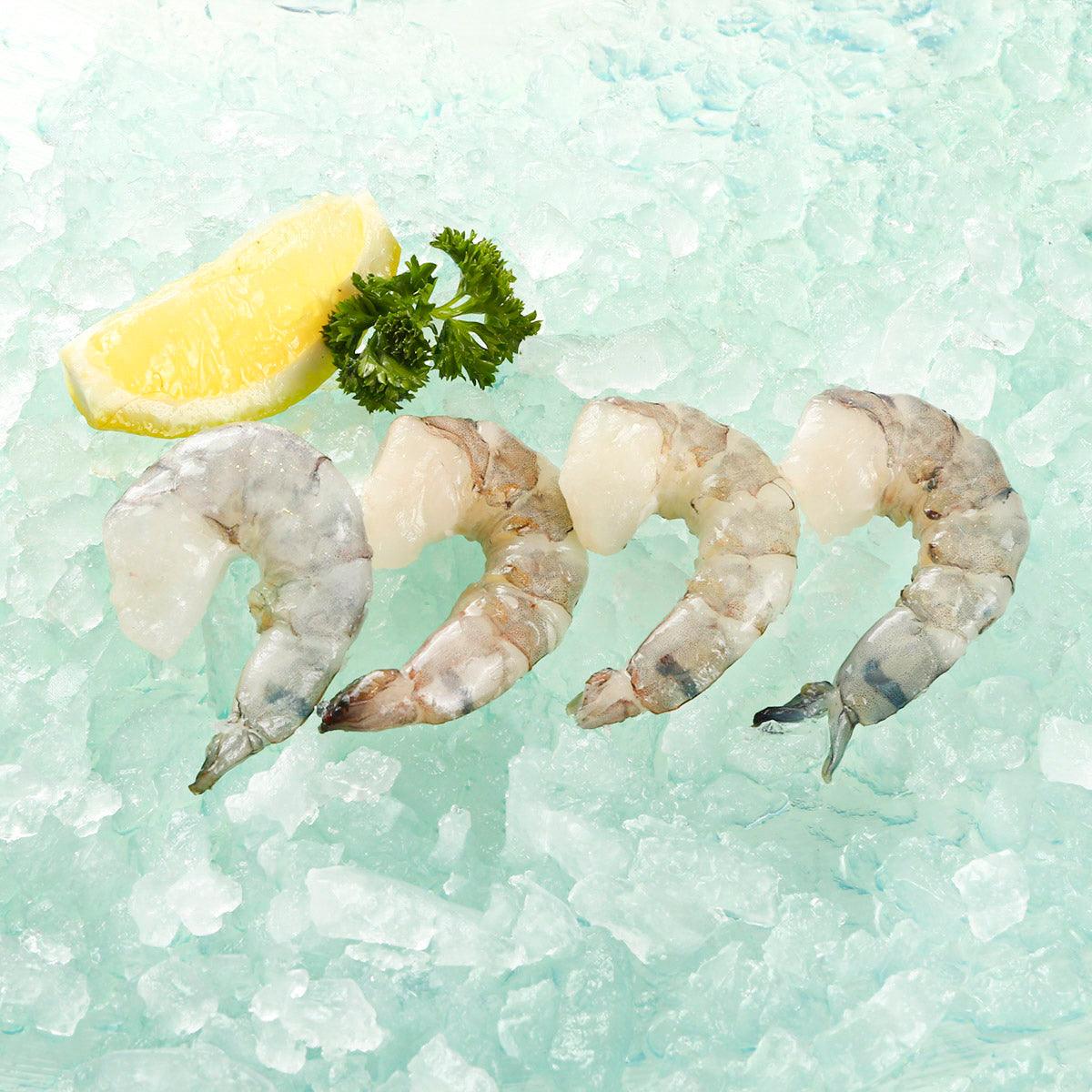 ROYAL BANQUET Thailand ASC Raw Peeled Pin Deveined Tail-Off Shrimp 21 ...