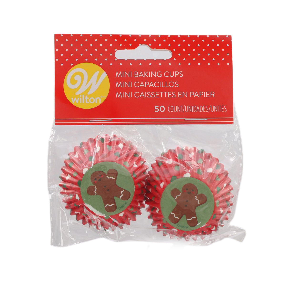 WILTON Xmas Mini Baking Cups - Gingerbread Man – city'super E-Shop