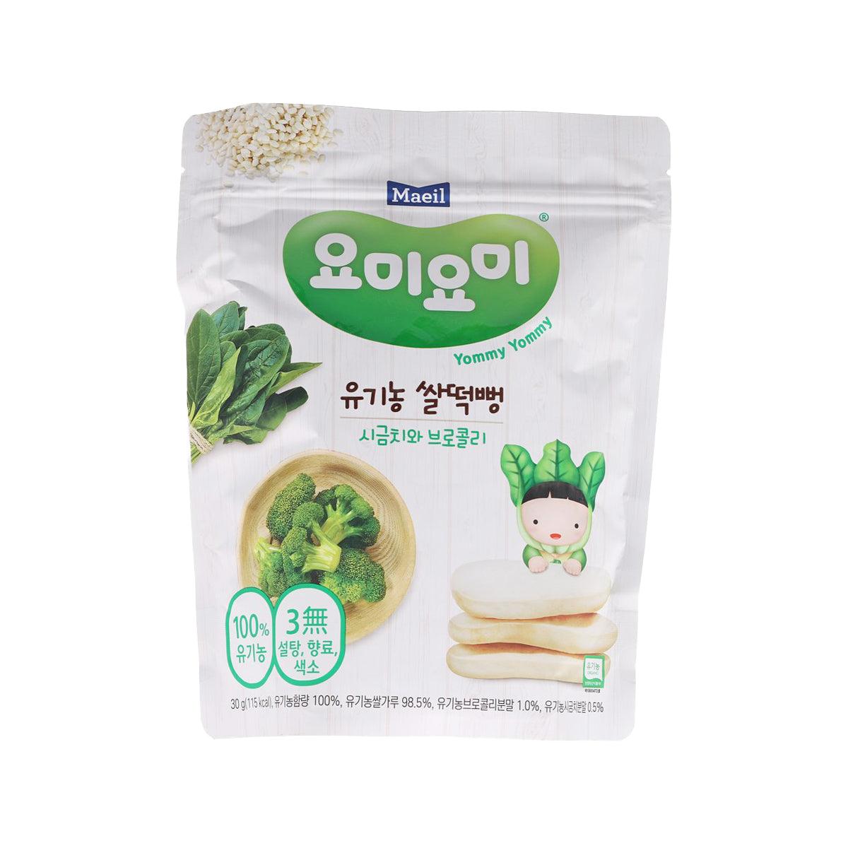 MAEIL Organic Rice Rusk - Spinach & Broccoli (30g) – city'super E-Shop