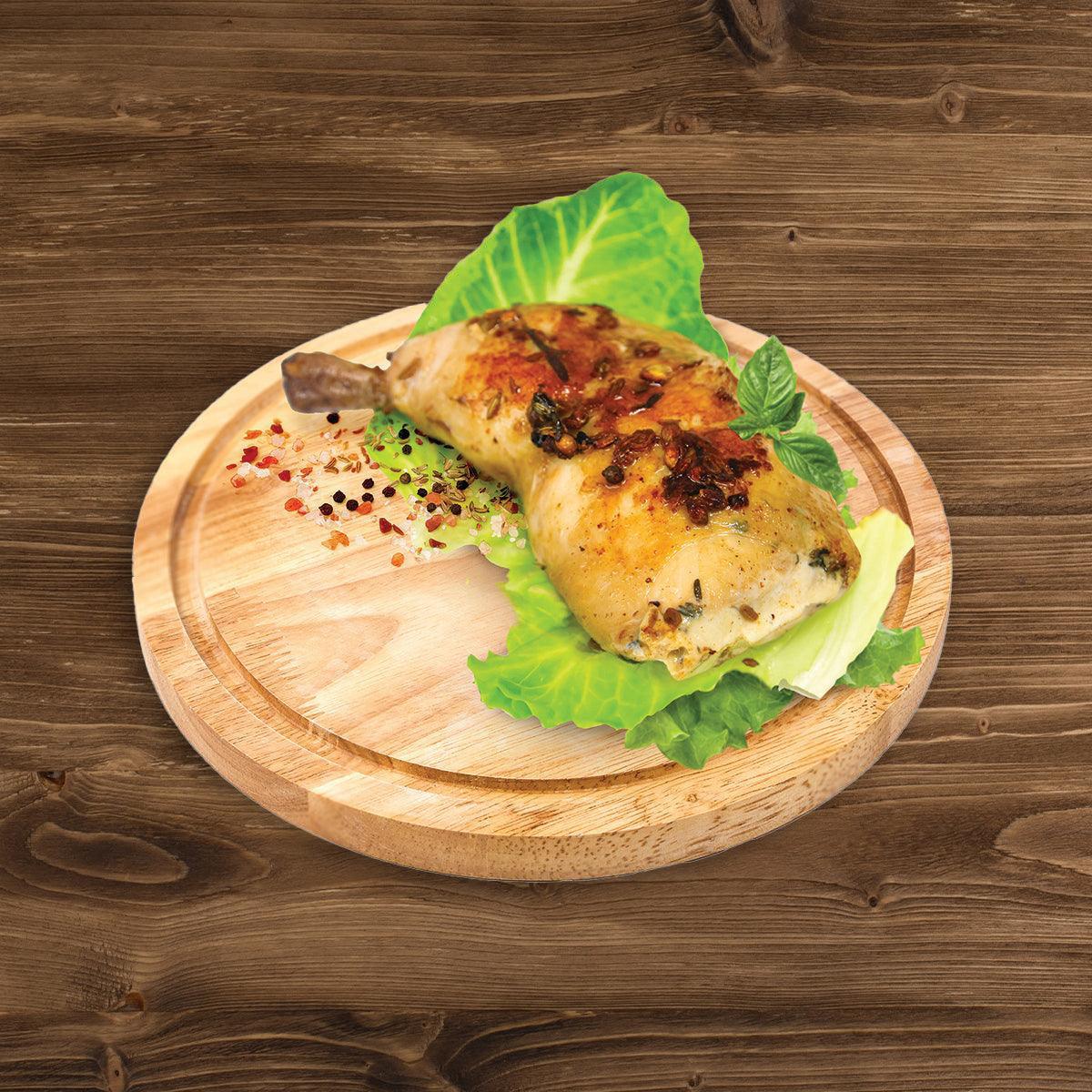 CHEF KEUNG Frozen Denmark Grain Fed Frenched Cut Chicken Thigh Brined ...