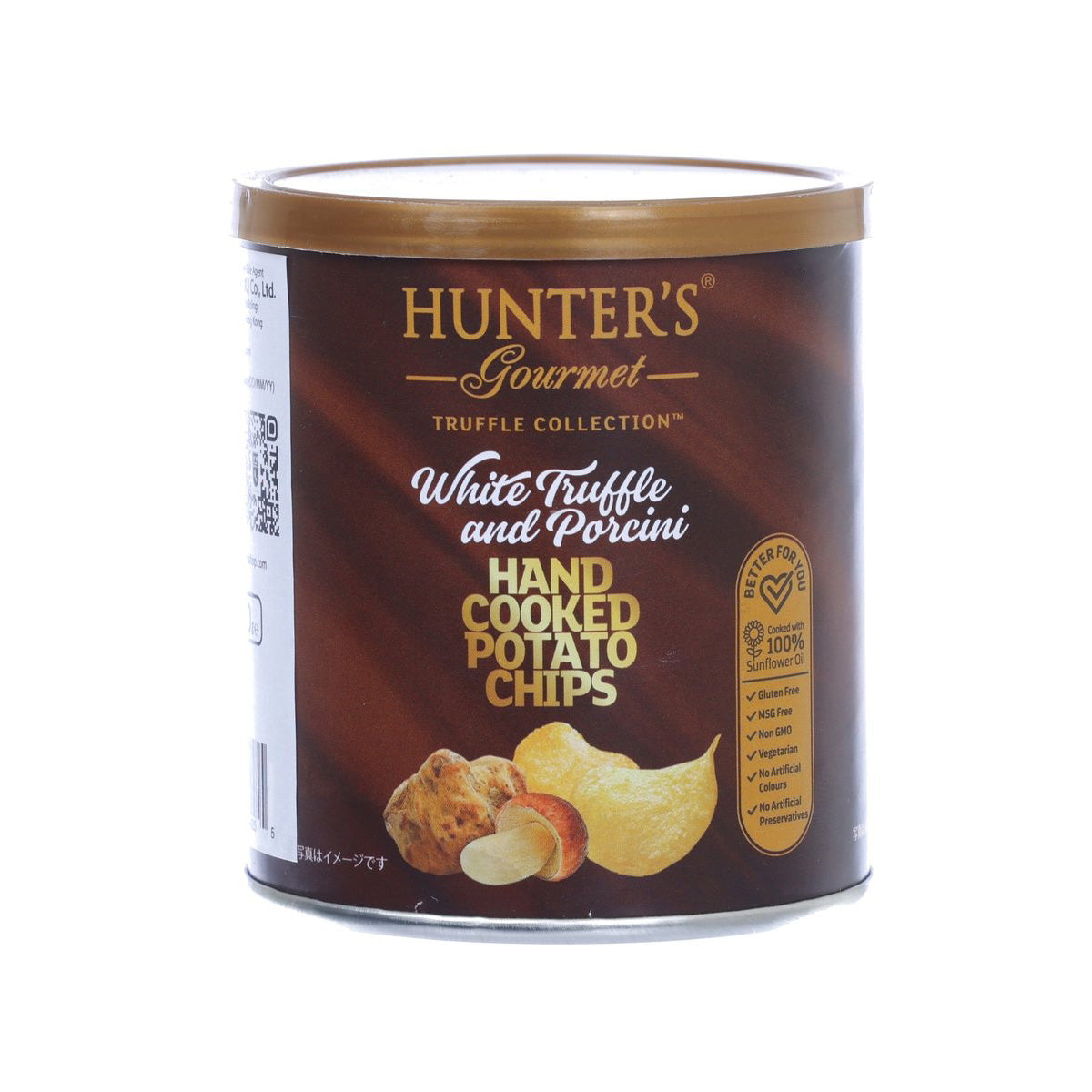 HUNTER'S GOURMET Hand Cooked Potato Chips - White Truffle & Porcini (4 ...