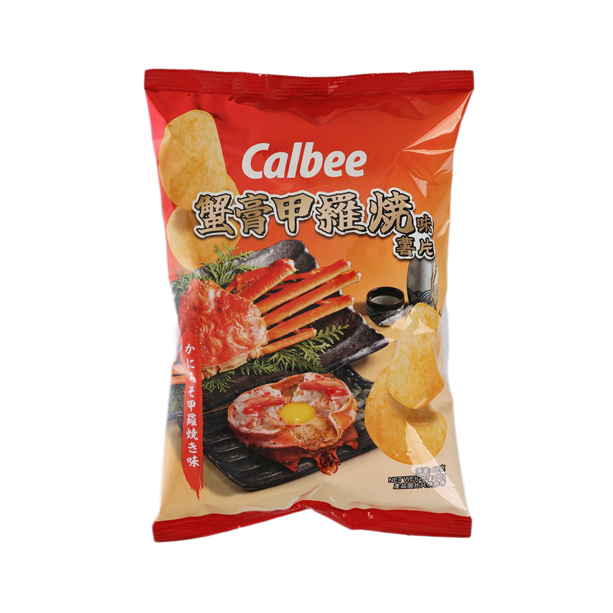 CALBEE Crab Roe Korayaki Flavoured Potato Chips (68g) – city'super E-Shop