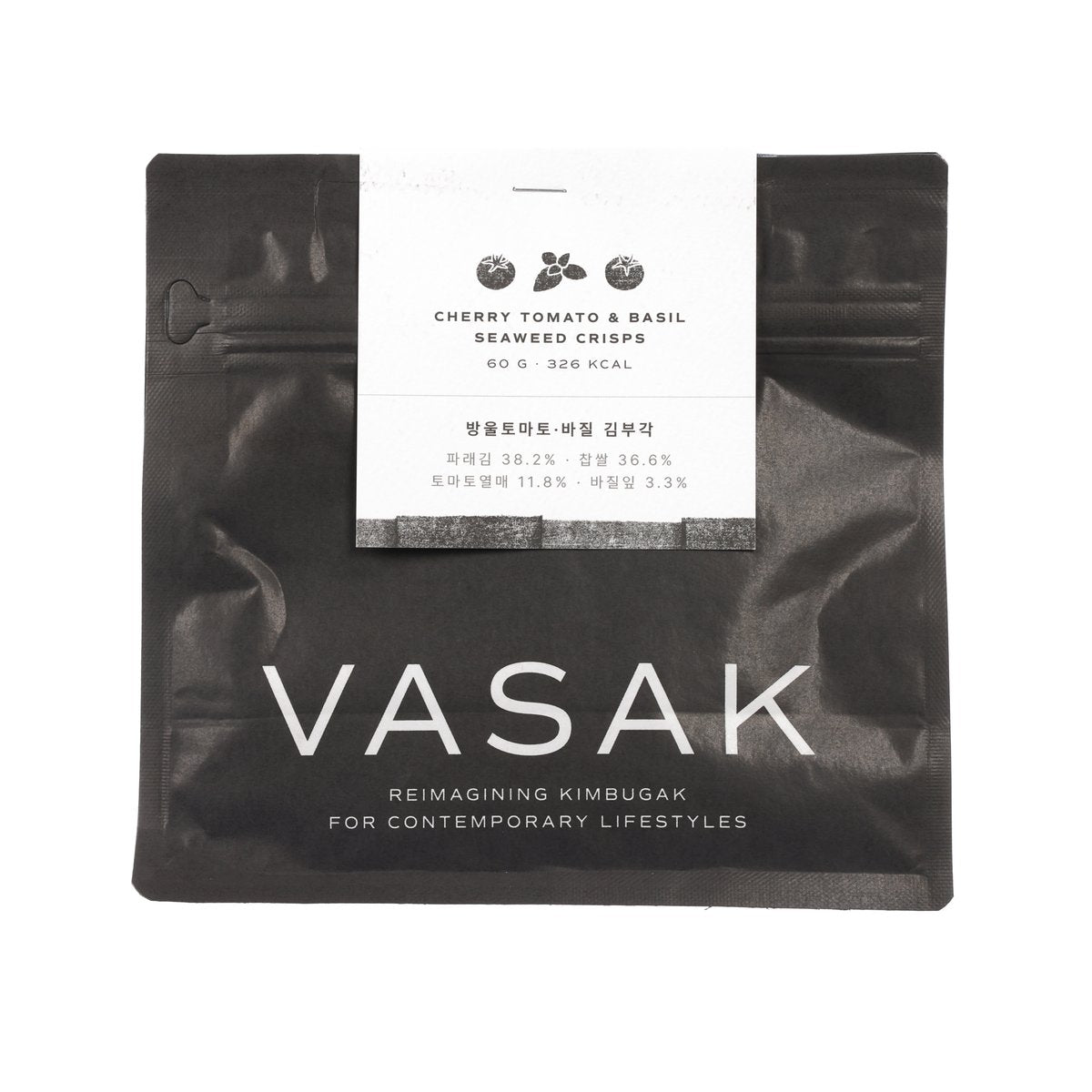 VASAK Cherry Tomato & Basil Seaweed Crisps (60g) – city'super E-Shop