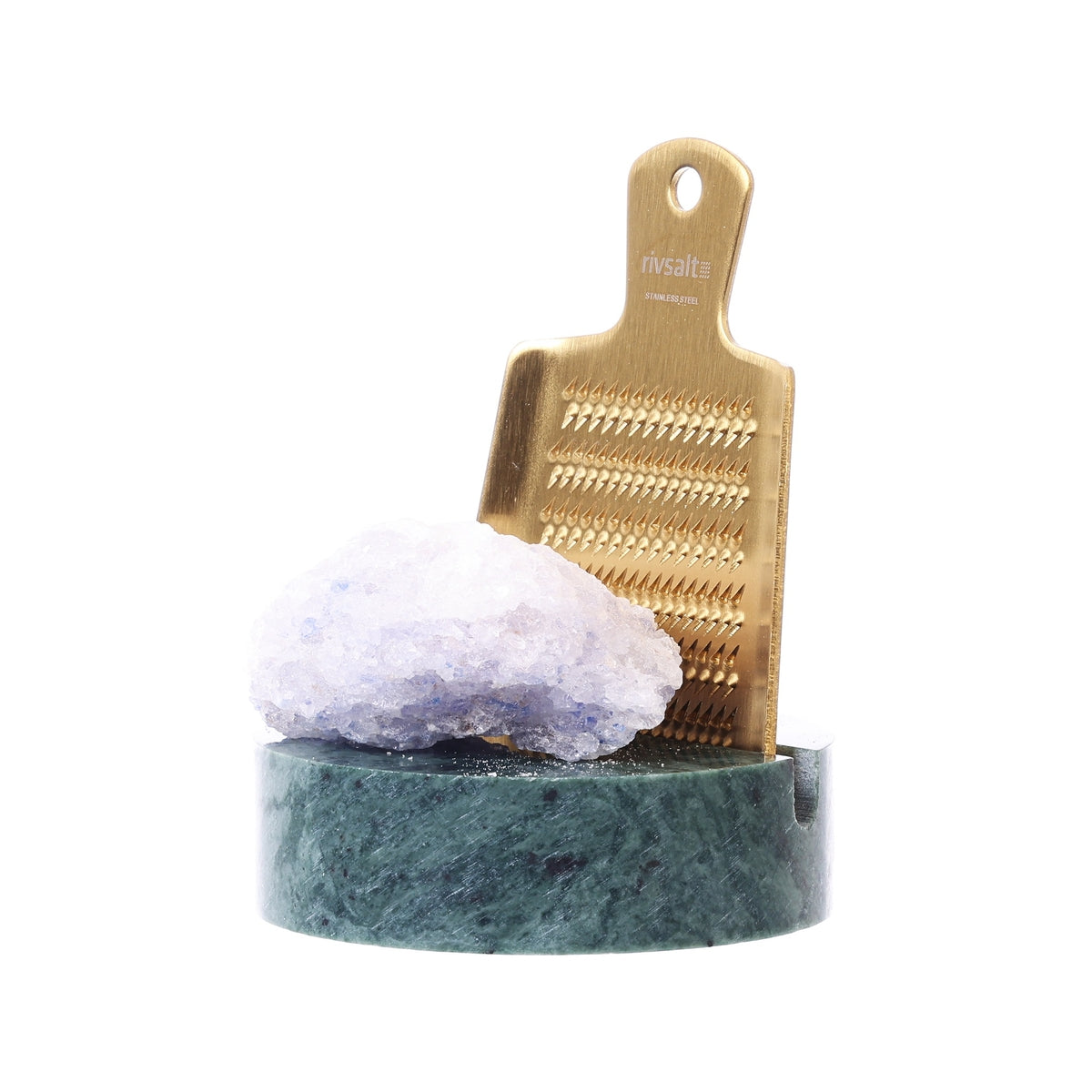 RIVSALT Rock Salt with Grater & Green Marble Stand (40g) – city'super E ...