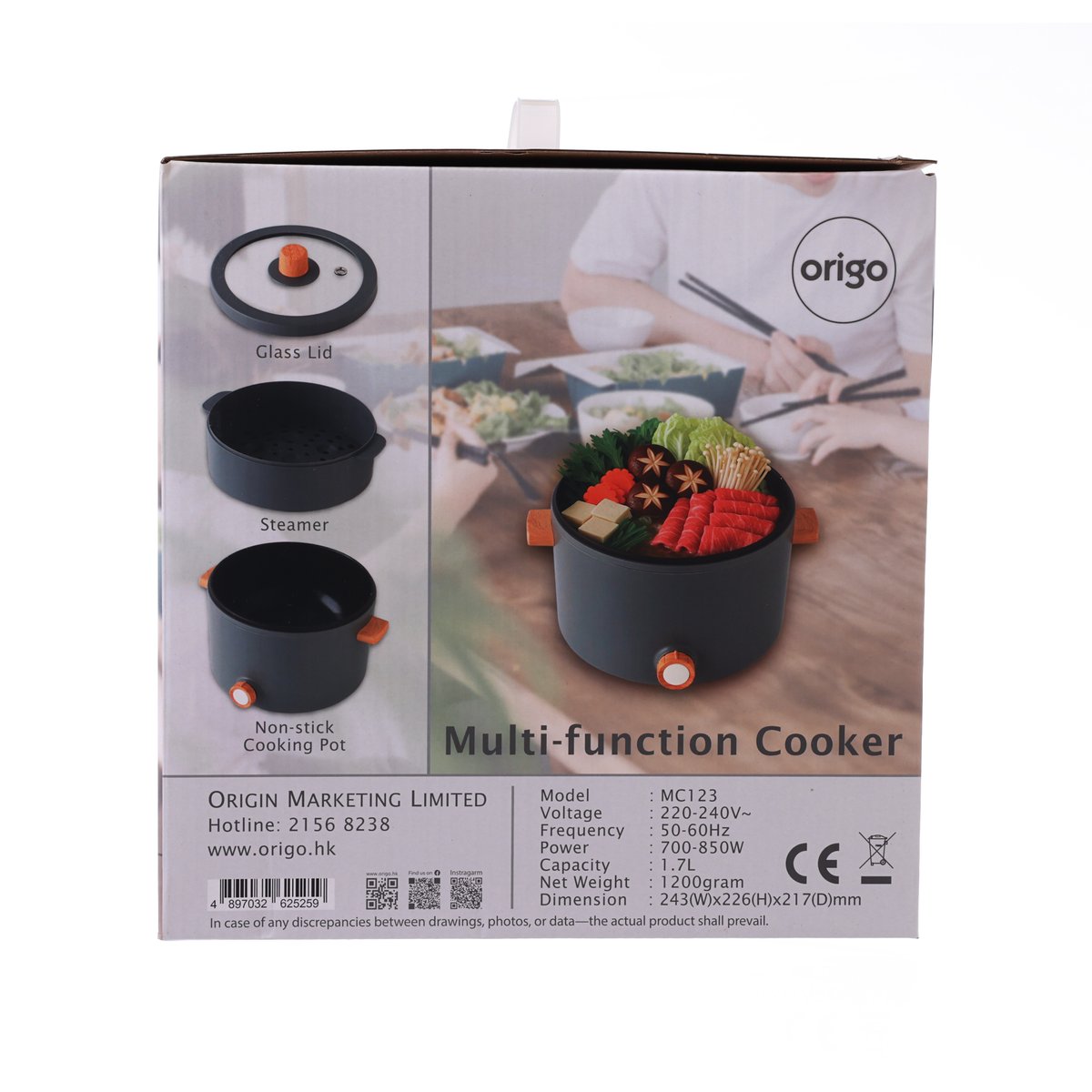 ORIGO Multi-Function Cooker - MC123 – city'super E-Shop