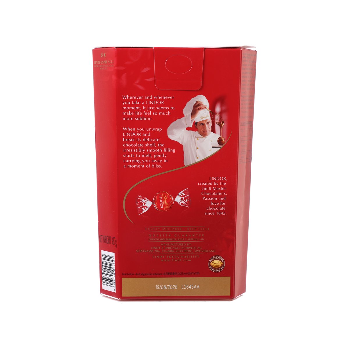 LINDT Lindor Milk Chocolate Balls (337g) – city'super E-Shop