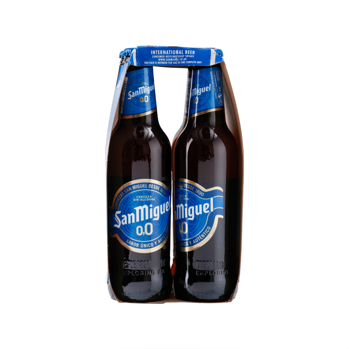 SAN MIGUEL Alcohol Free Beer Set (Alc 0.05%) [4 Bottles] (4 x 330mL ...