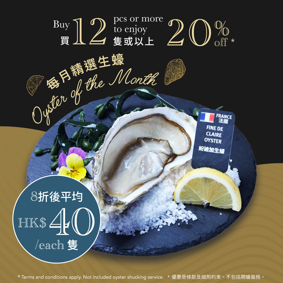 SAINT KERBER 法國紛迪加蠔 - 特大 (1pc) – city'super E-Shop