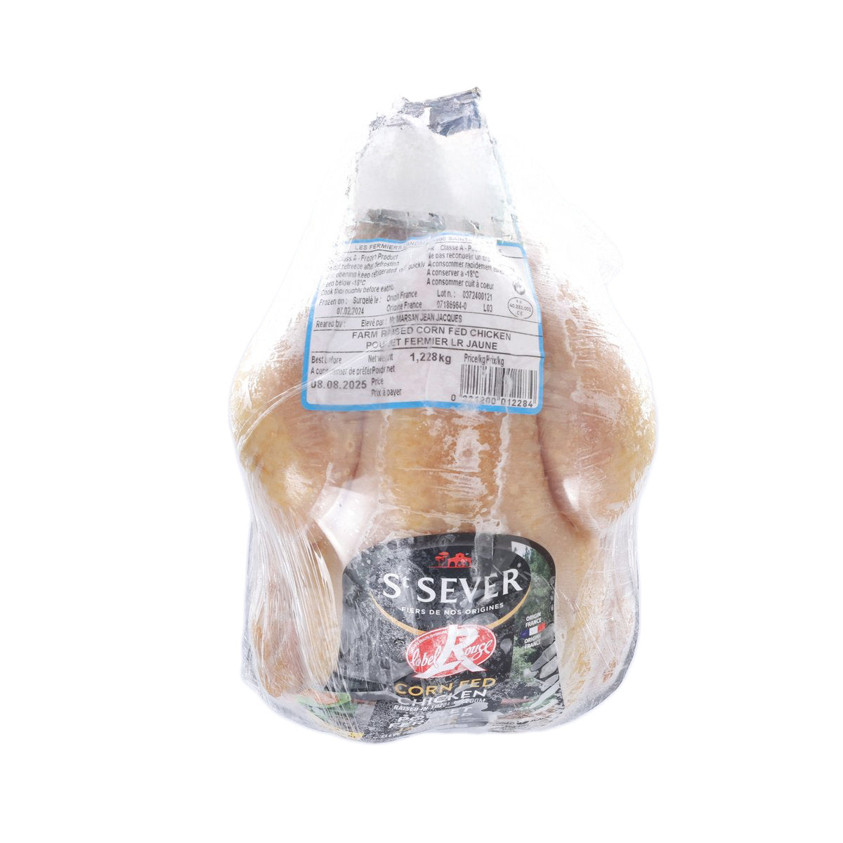 CITYSUPER French Frozen Free Range Yellow Chicken (Free of Added Hormo ...