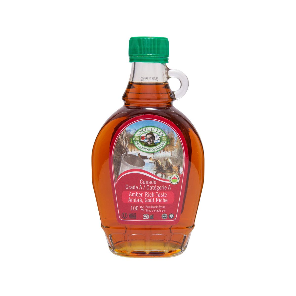 UNCLE LUKE'S Organic Grade A Amber Maple Syrup (250mL) – city'super E-Shop