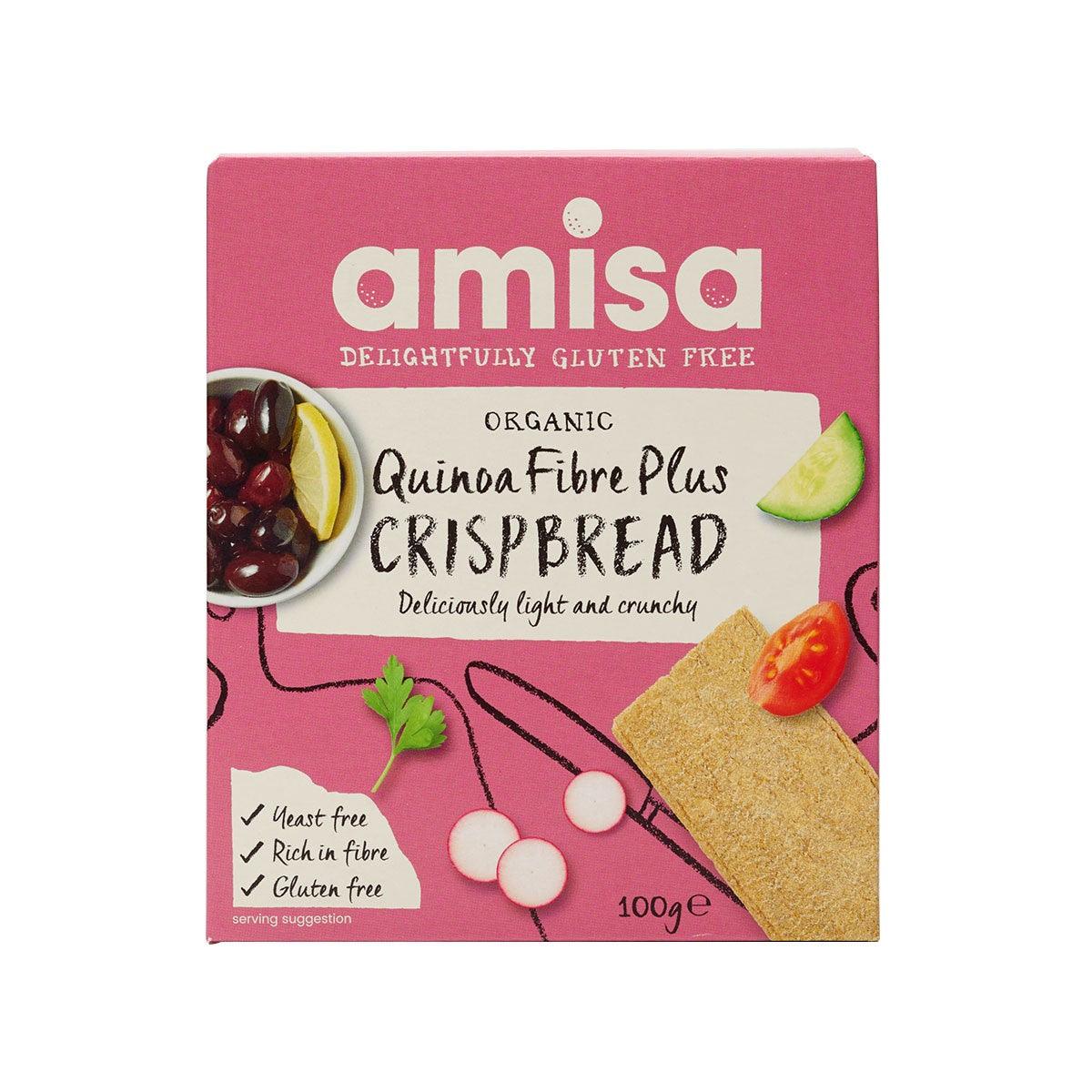 AMISA Organic Gluten Free Quinoa Fibre Plus Crispbread (100g) – city ...