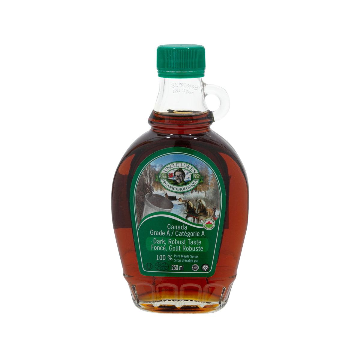 UNCLE LUKE'S Organic Grade A Dark Maple Syrup (250mL) – city'super E-Shop