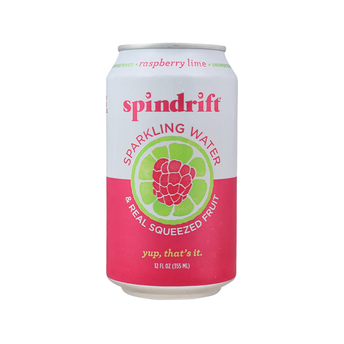 SPINDRIFT Sparkling Water - No Added Sugar Raspberry Lime (355mL ...