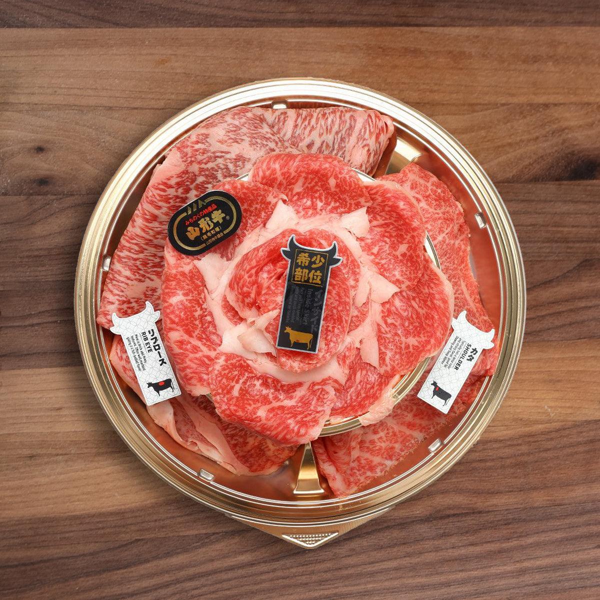 YAMAGATA GYU Japan Yamagata Premium Wagyu Beef Hot Pot Combo Set (1pac ...