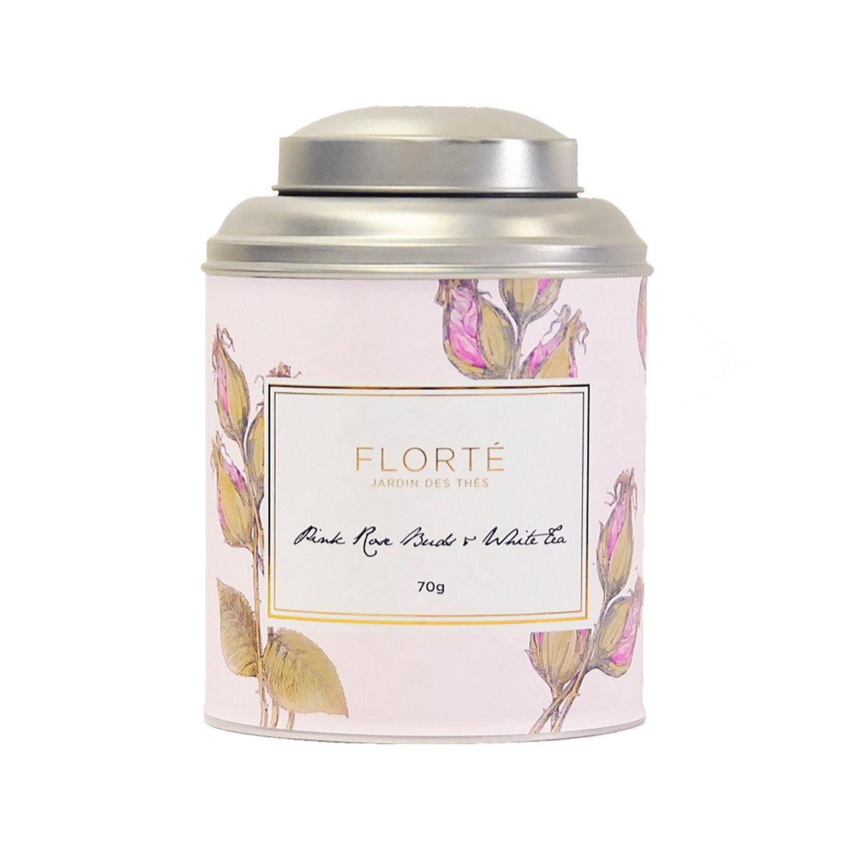 FLORTE Loose Pink Rose Buds & White Tea [Tin] (70g) – city'super E-Shop